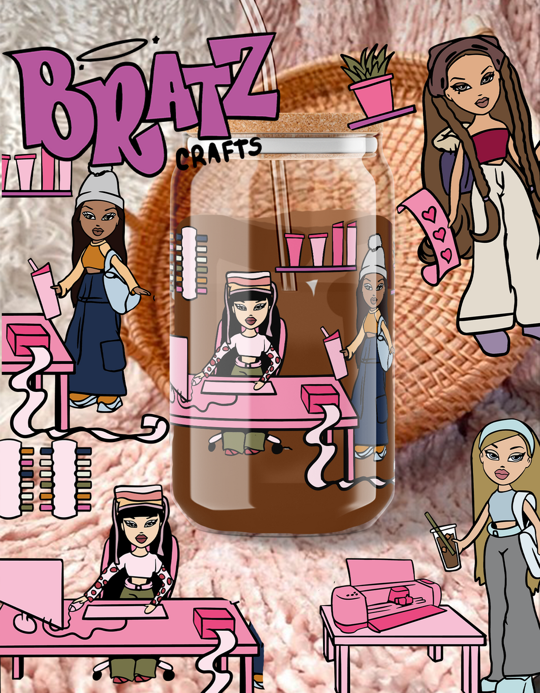 Bratz crafts svg for cricut , Bratz cup wrap, Bratz Logo png, Bratz sv ...