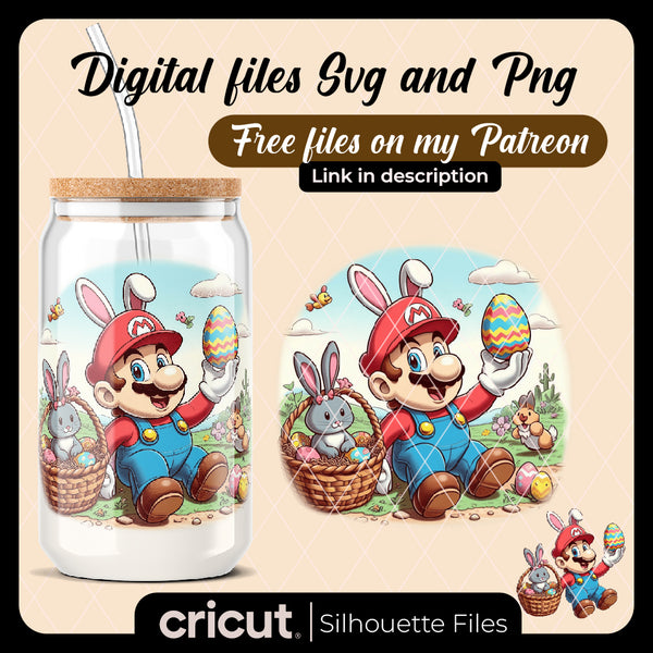 Easter Mario PNG, Easter Eggs PNG, Happy Easter PNG, Mario, Easter Bas ...