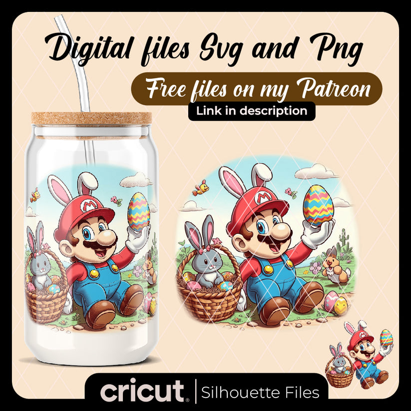 Easter Mario PNG, Easter Eggs PNG, Happy Easter PNG, Mario, Easter Bas ...