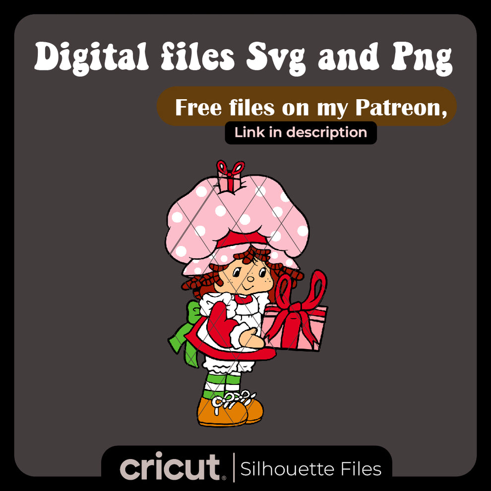 Strawberry Shortcake SVG, PNG, wrap libbey 16oz, christmas svg y png ...