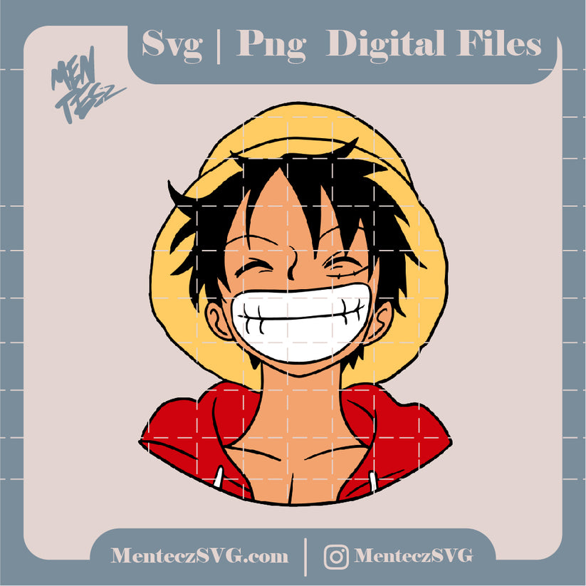 One piece svg, png, Monkey D. Luffy svg, vector de anime, manga svg, c ...