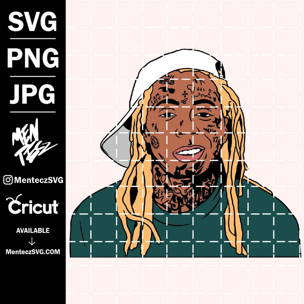 Lil Wayne SVG, Lil Wayne PNG, Digital Download – MenteczSVG