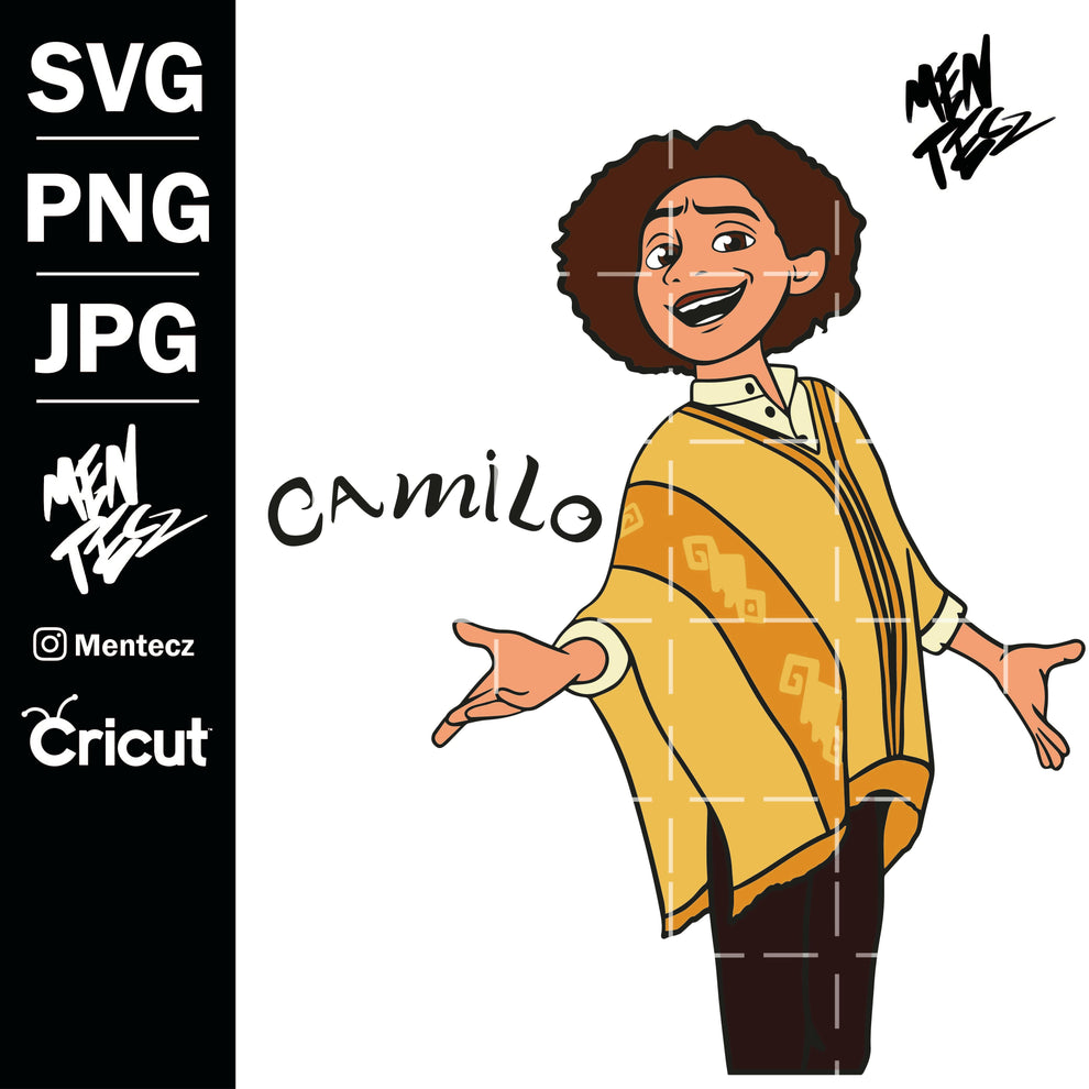 Camilo svg, Clipart Encanto, antonio svg, Encanto clipart, Encanto Tre ...
