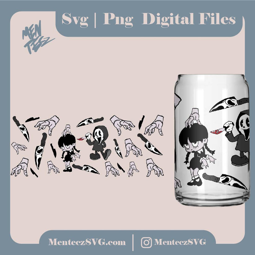 Scream Wednesday Libbey svg, baby Ghostface svg, vector png pdf psd jp ...